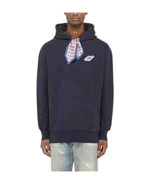 Casablanca Logo Hooded Sweater - Black