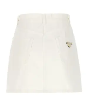 Prada Triangle-logo Mini Skirt