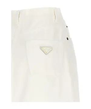 Prada Triangle-logo Mini Skirt