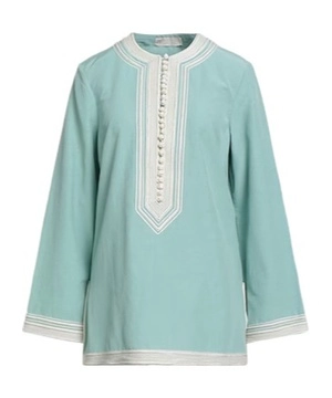 Tory Burch Embroidered Long Sleeve Cover-up - Blue