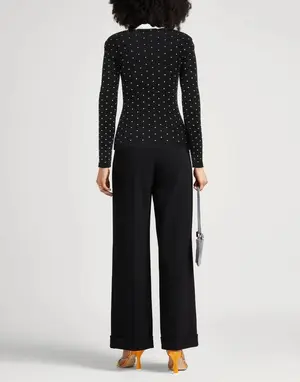 Marni Two-tone Knitted Turtleneck Sweater