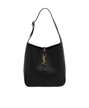 Saint Laurent Litchi Grain Underarm Bag - Black