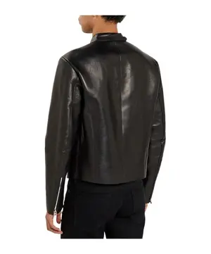 TOM FORD Stand-up Collar Leather Jacket