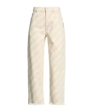 Marni Straight-leg Cropped Trousers With Diagonal Stripes