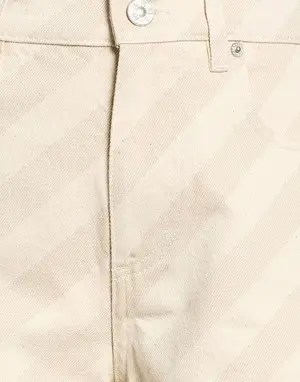 Marni Straight-leg Cropped Trousers With Diagonal Stripes
