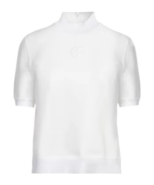 Tory Burch Jumpers With Zip - White