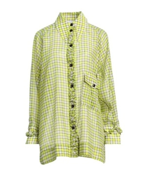 GANNI Checked Tartan Pattern Shirt