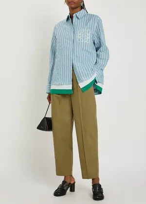 Loewe Color-block Striped Shirt