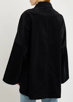 TOTEME Corduroy Jacket With Drop Shoulders - Black