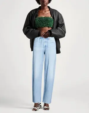 Rag & Bone Solid Color Loose Fit Trousers