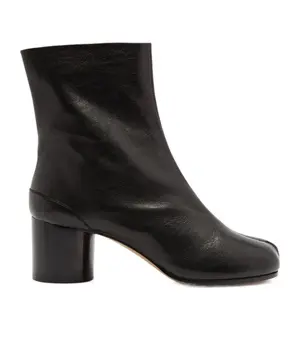 MAISON MARGIELA Square-toe Ankle Boots - Black
