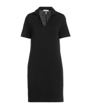 Rag & Bone Fitted Knit Dress With Polo Collar