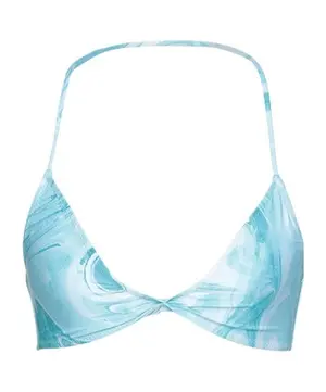GANNI Triangle Bikini Top - Blue