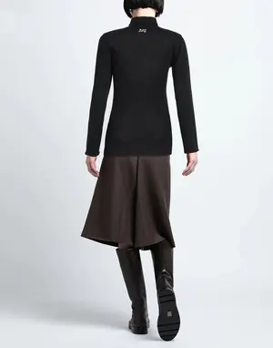 Marni Solid Color Wool Turtleneck Knit Sweater
