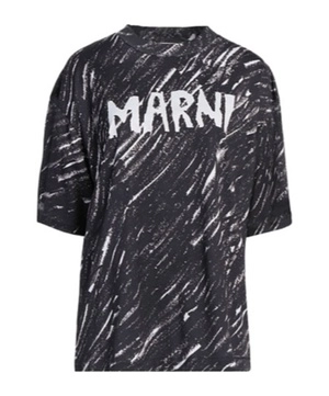 Marni Two-tone Printed T-shirt