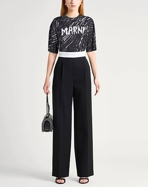 Marni Two-tone Printed T-shirt