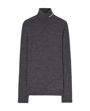 JIL SANDER Roll Neck Straight Hem Jumper