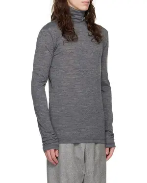 JIL SANDER Roll Neck Straight Hem Jumper