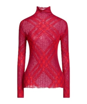 Burberry Geometric Print Turtleneck Sweater