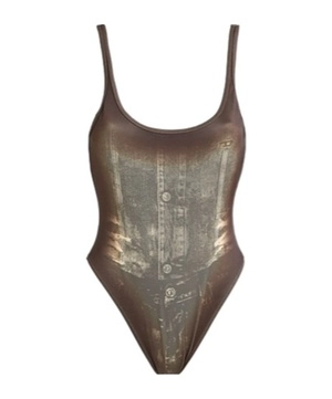 DIESEL® Two-color Swimsuit - Brown