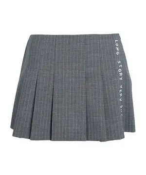 MAXCO. Max&co. Pleated Pinstriped Mini Skirt