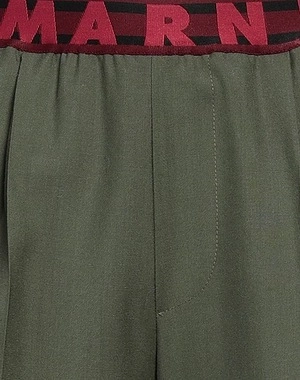 Marni Solid-color Woven Pants