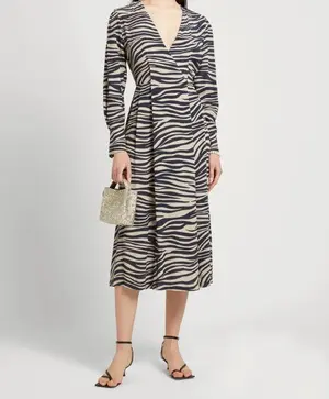 MAXCO. Max&co. Zebra Print Midi Dress