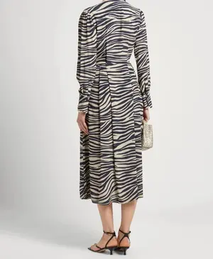 MAXCO. Max&co. Zebra Print Midi Dress