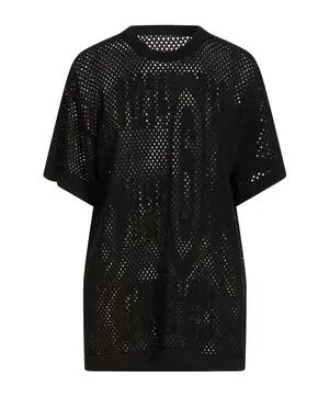 MAISON MARGIELA Lightweight Short-sleeve Knit Sweater - Black