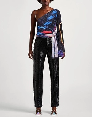 MAISON MARGIELA One-shoulder Printed Top