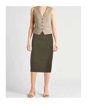 Max Mara Flared Midi Skirt
