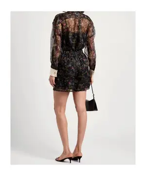 Max Mara Floral Print Shorts