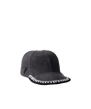 Prada Felt Baseball Cap