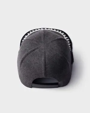 Prada Felt Baseball Cap