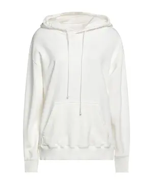 MAISON MARGIELA Minimalist Solid Color Hoodie - White