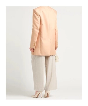 Sportmax Single-breasted Twill Coat