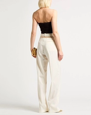 MAISON MARGIELA Solid-colored Straight-leg Pants