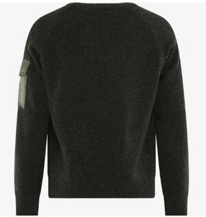Moncler Logo Patch Crewneck Jumper