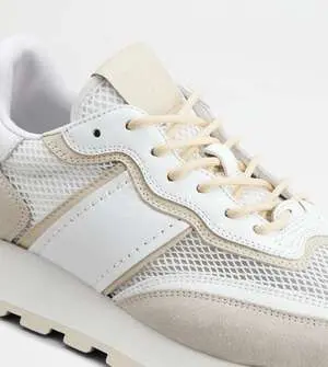 TOD'S Panelled Round Toe Sneakers