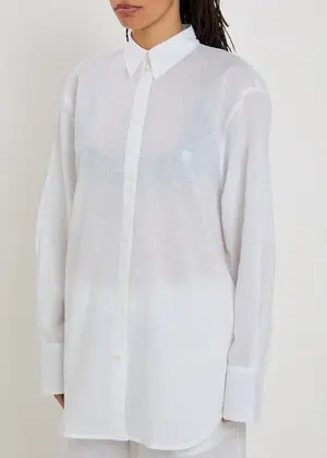 TOTEME Cotton And Linen-blend Shirt