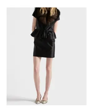 Prada Duchesse Silk Mini-dress
