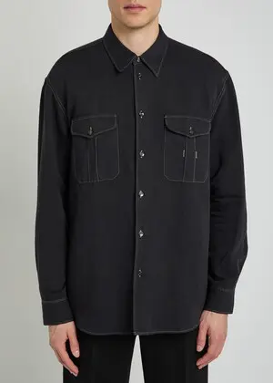 Studio Nicholson Louro Cotton And Linen-blend Shirt
