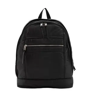 Saint Laurent City Nylon Backpack - Black