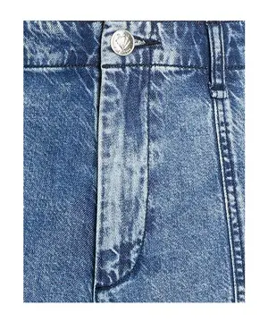 Rag & Bone Wide-leg Denim Trousers With Embroidered Logo