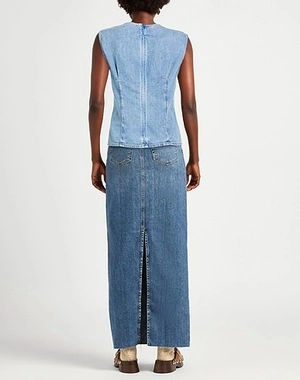 Rag & Bone Denim Sleeveless V-neck Top