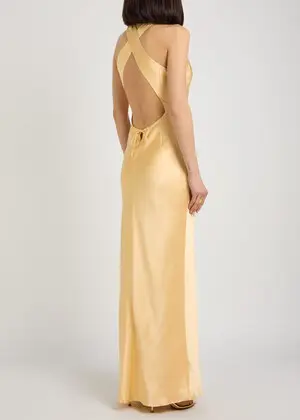REFORMATION Silk Maxi Dress
