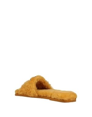 Tory Burch Embellished Fur Slides