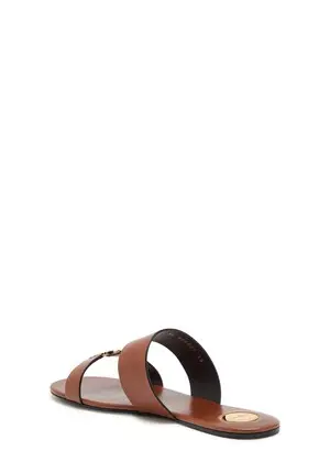 Saint Laurent Babylone Leather Sandals