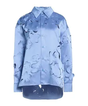 Marni Minimalist Satin Shirt - Blue