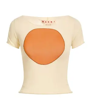 Marni Two-tone Jersey T-shirt